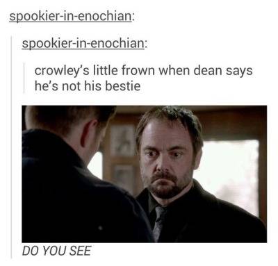 Supernatural: 10 Crowley Memes That Will Have You Cry-Laughing