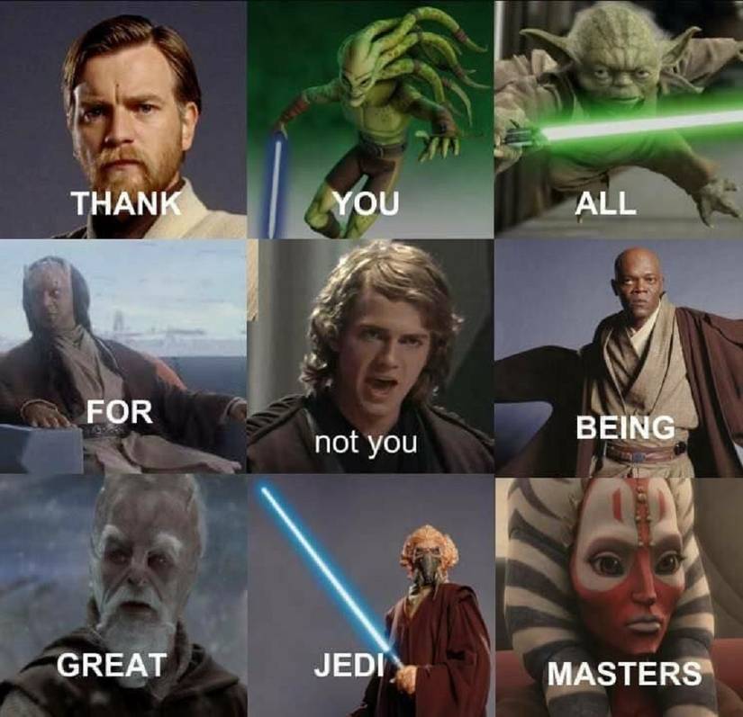 Star Wars: 10 Hilarious Anakin Skywalker Memes That Will Leave You Cry ...