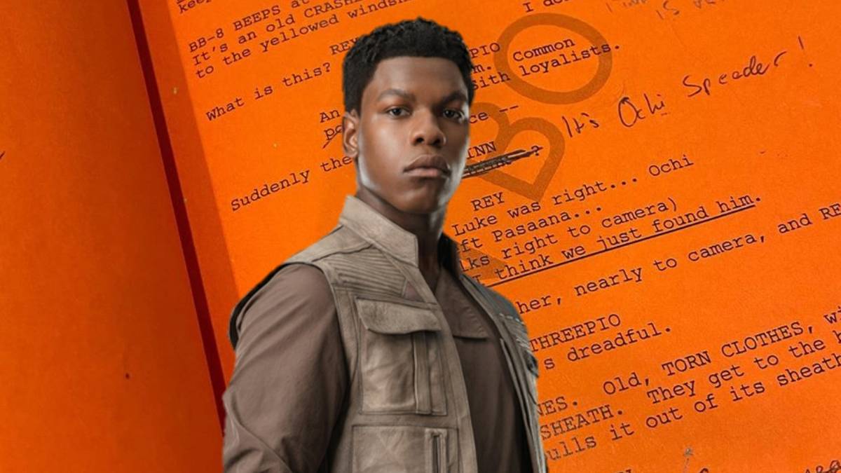 John Boyega Shares Rise of Skywalker Script Page