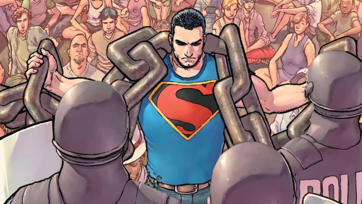 Superman Stands With Protesters Against Police Brutality