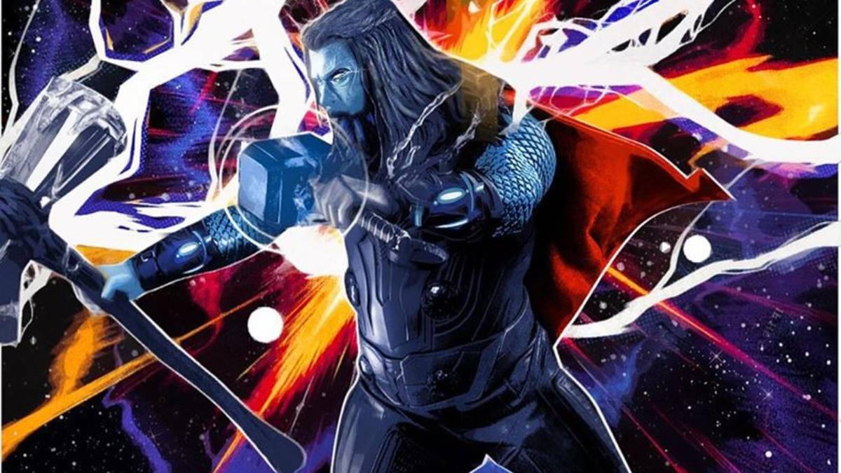 Fat Thor (& Mjolnir) Returns In Love & Thunder Fan Poster