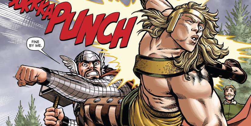 Thor & Hercules Meet in Marvel's Weirdest Fight Ever