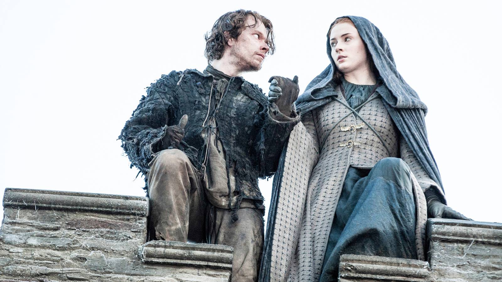 Game Of Thrones: Wait, How DID Sansa And Theon Survive That Fall?