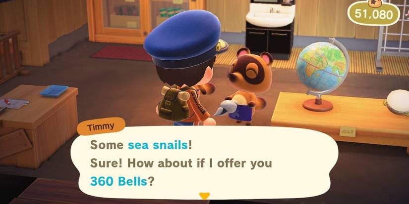 Animal Crossing: Beach Shells Sell Price List