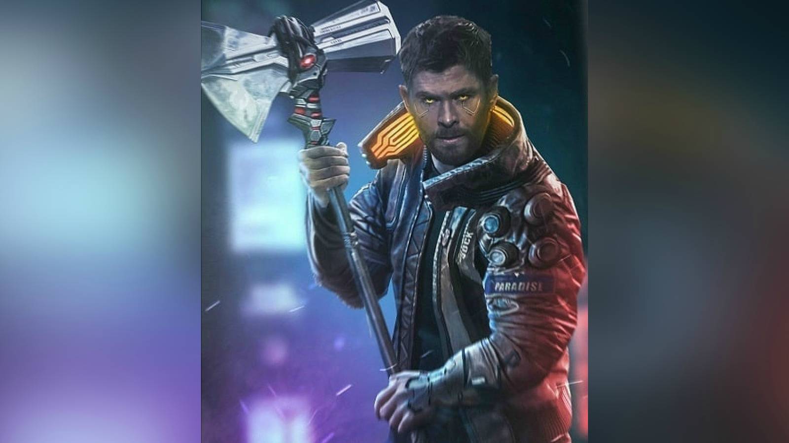 Thor Becomes a Marvel Cyberpunk Hero in New Fan Art