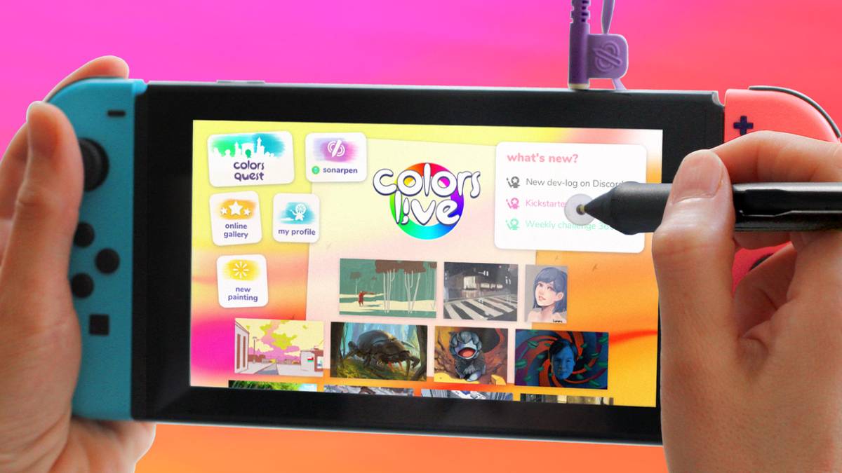Nintendo Switch Painting App Comes With State-Of-the-Art Stylus
