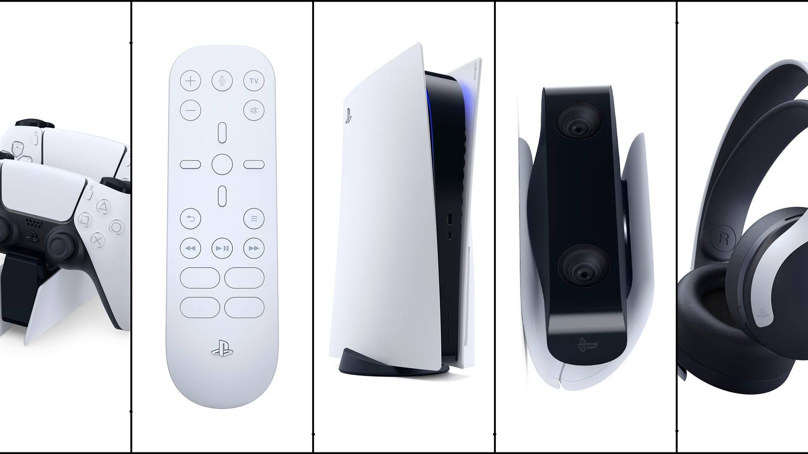 A High-Res Look At All The PS5 Console Hardware & Accessories
