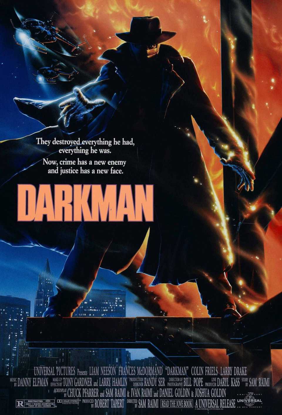 Liam Neeson & Sam Raimi's Iconic 36-Year-Old Superhero Horror Is ...