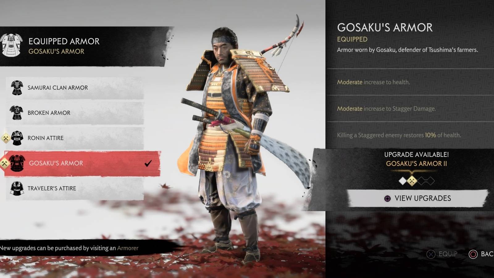 How to Get Gosaku's Armor in Ghost of Tsushima