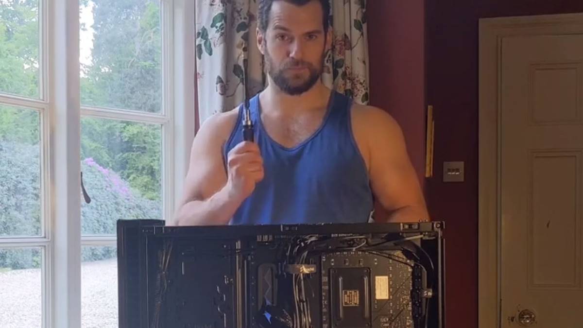 Watch Henry Cavill Build His Own PC