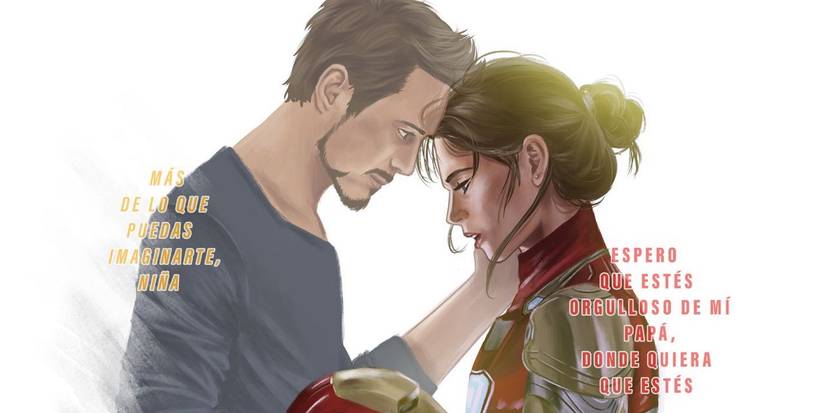 Iron Man Fan Art Showcases Armored Adult Morgan Stark