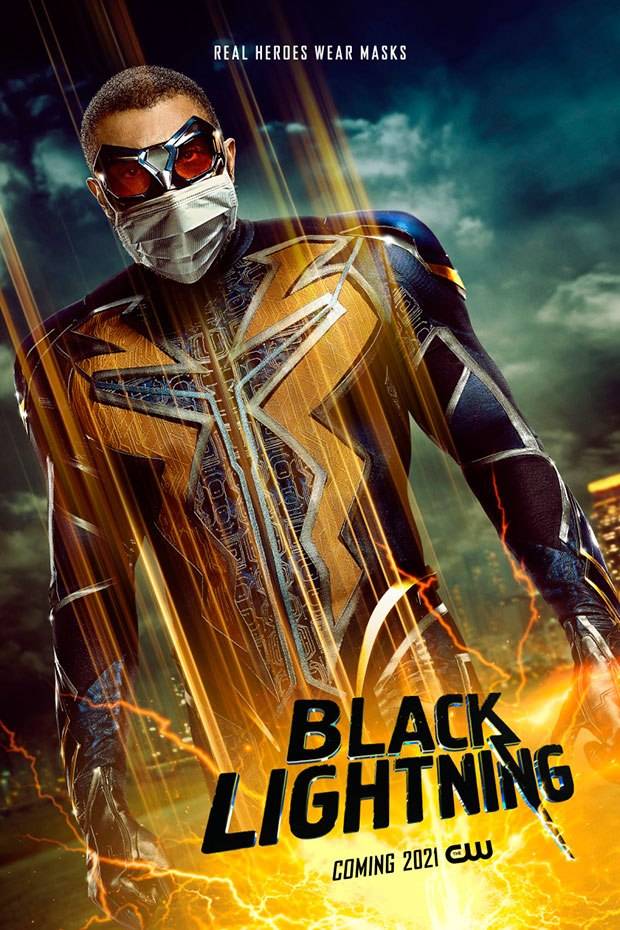 Flash & More Arrowverse Heroes Wear Face Masks In New Posters