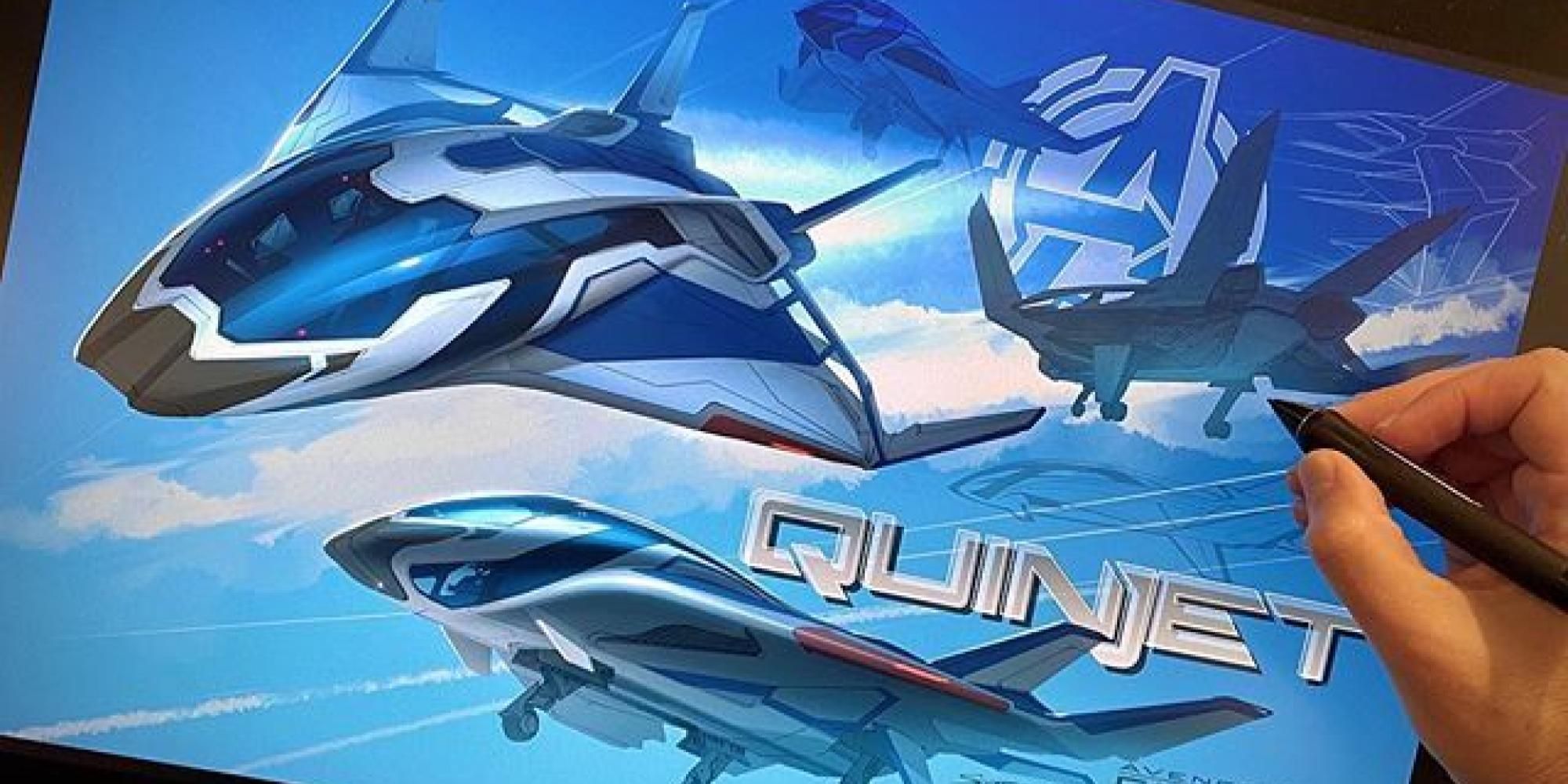 Avengers Quinjet Concept Art