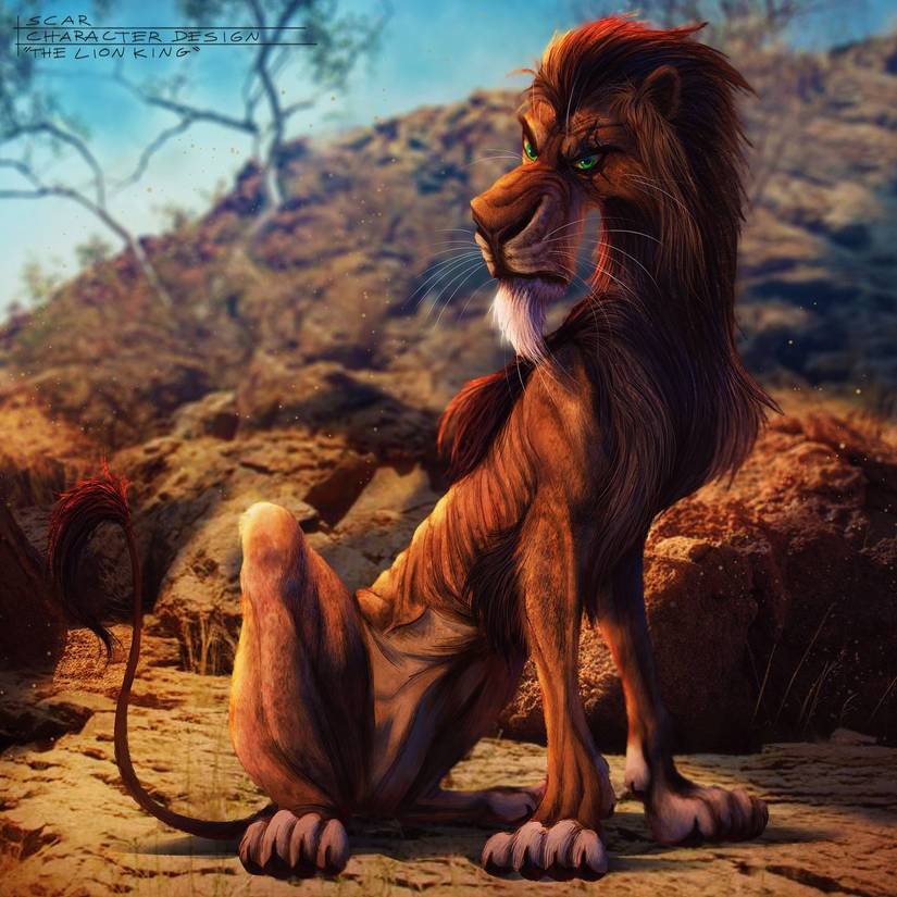 Disney’s Lion King: 10 Fan Art Pictures Of Scar That Show His True Nature
