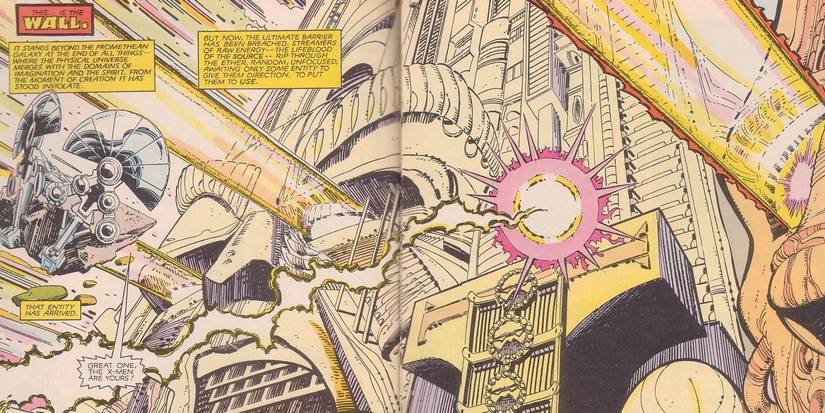How Marvel Writers Reinvented DC's Famous Source Wall