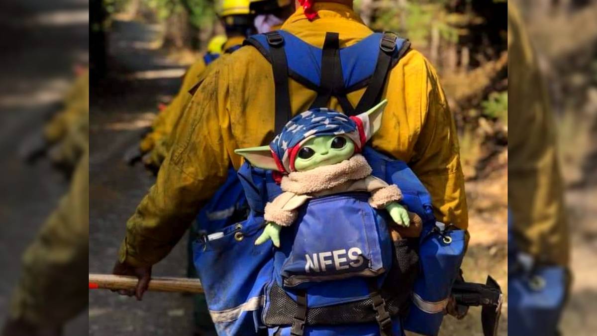 Baby Yoda Is Helping Firefighters Battle Wildfires In Pacific Northwest