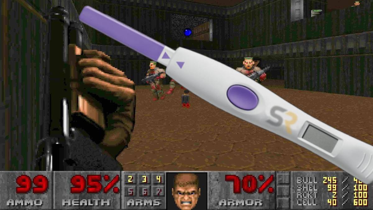 Skyrim & DOOM: Pregnancy Test Edition Is the Best Thing No One Asked For