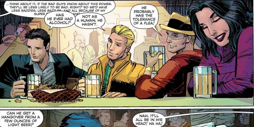 Superman Has No Alcohol Tolerance
