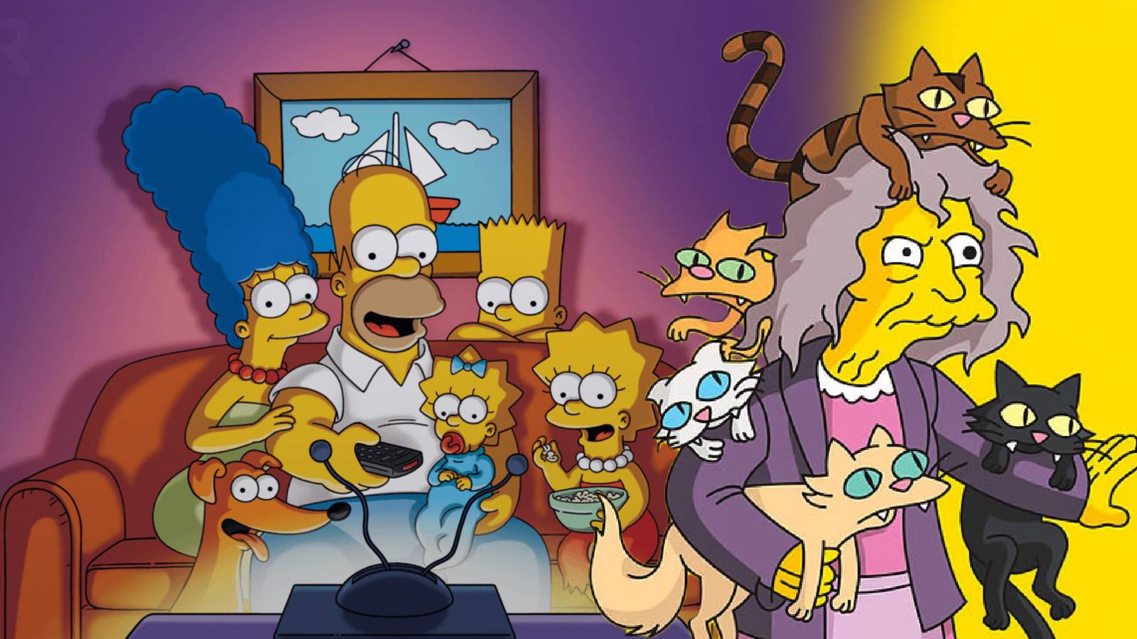 The Simpsons: The Crazy Cat Lady's Dark & Tragic Backstory Explained