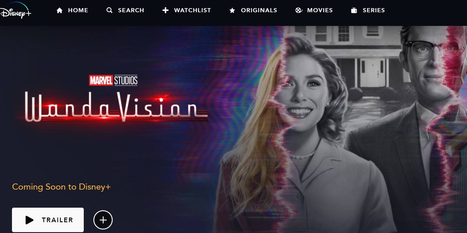 WandaVision Disney+ Page May Reveal Marvel Show’s Release Date