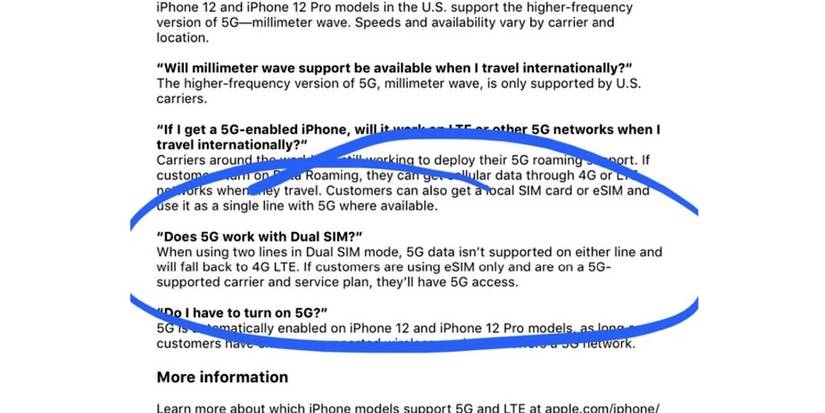 iPhone 12's Dual SIM Mode Cancels 5G Access On Both Lines