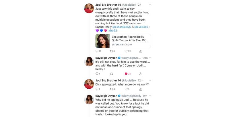 Big Brother: Bayleigh & Swaggy C Quit Twitter Amid Evel Dick Controversy