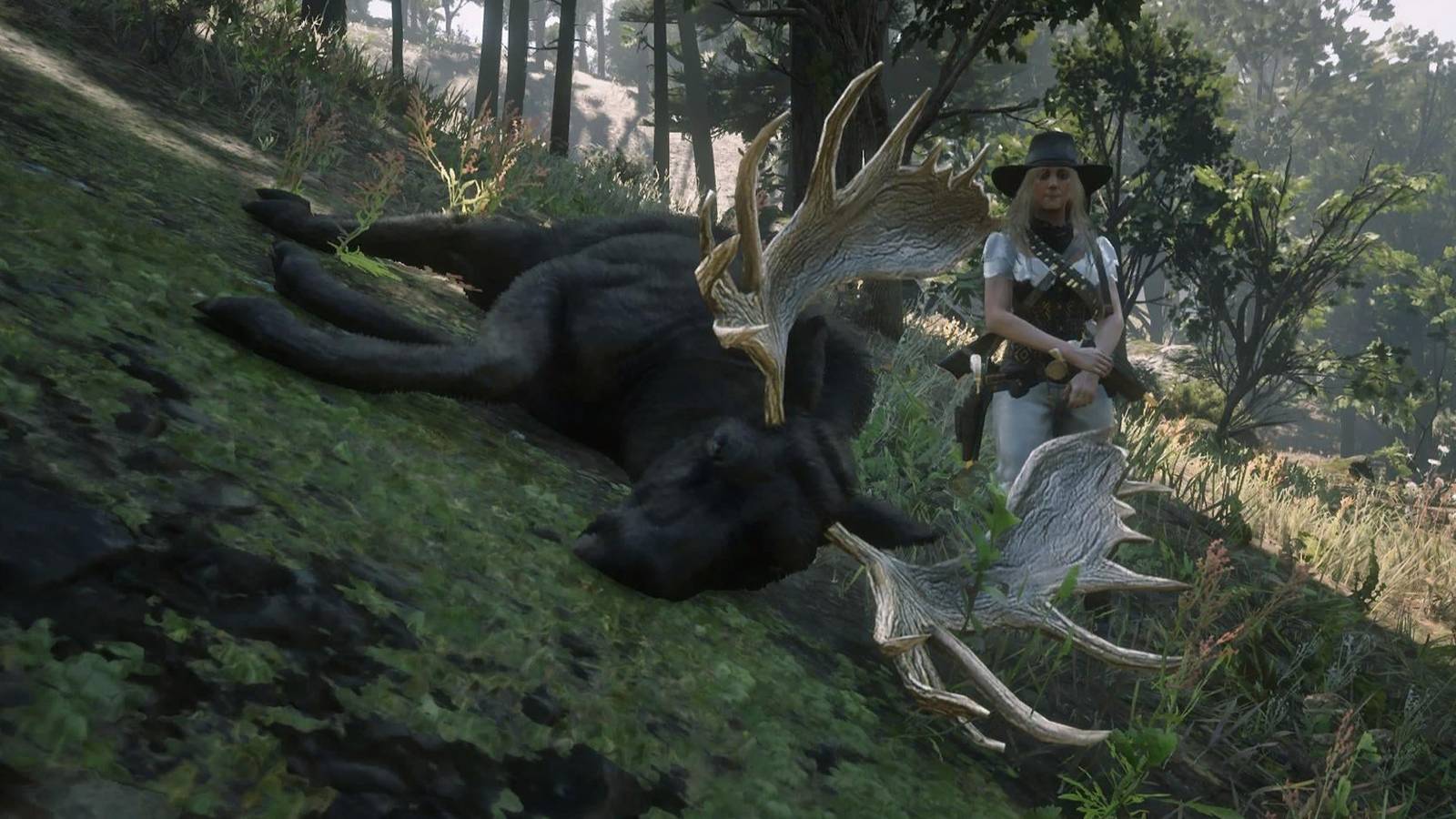 Where to Find The Legendary Knight Moose Location in Red Dead Online