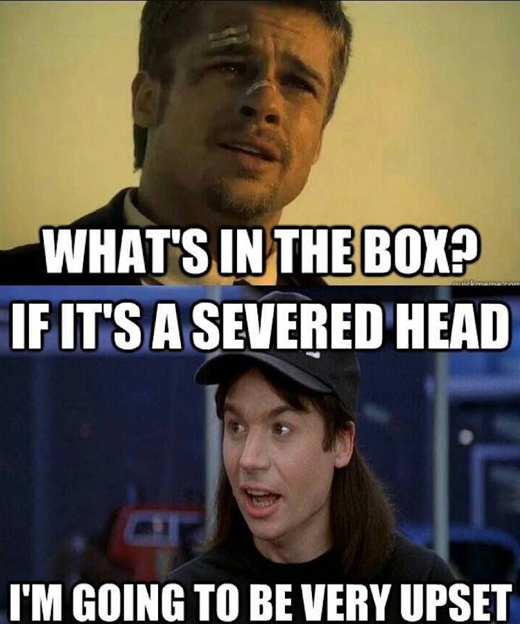 What’s In The Box: 10 Hilarious Se7en Memes