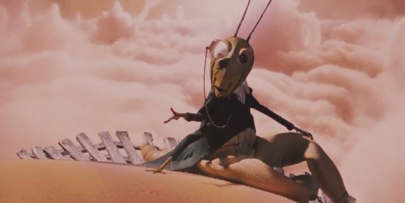 what insects are in james and the giant peach