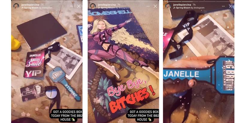 Big Brother: CBS Sends Janelle Her BB Comic, All-Stars Key & VIP Pass