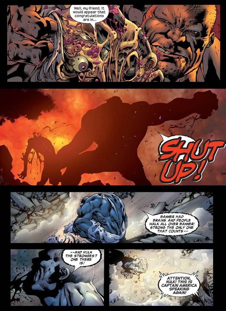 Captain America Convinced The Hulk To Eat A Villain