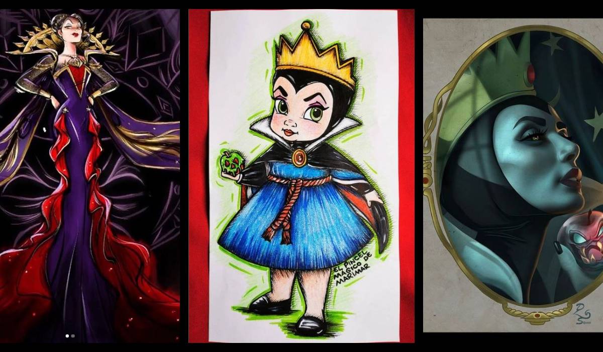 How To Draw The Evil Queen Snow White