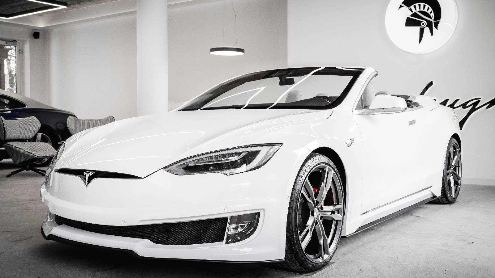 Here's What The Tesla Model S Looks Like As A Two-Door Convertible