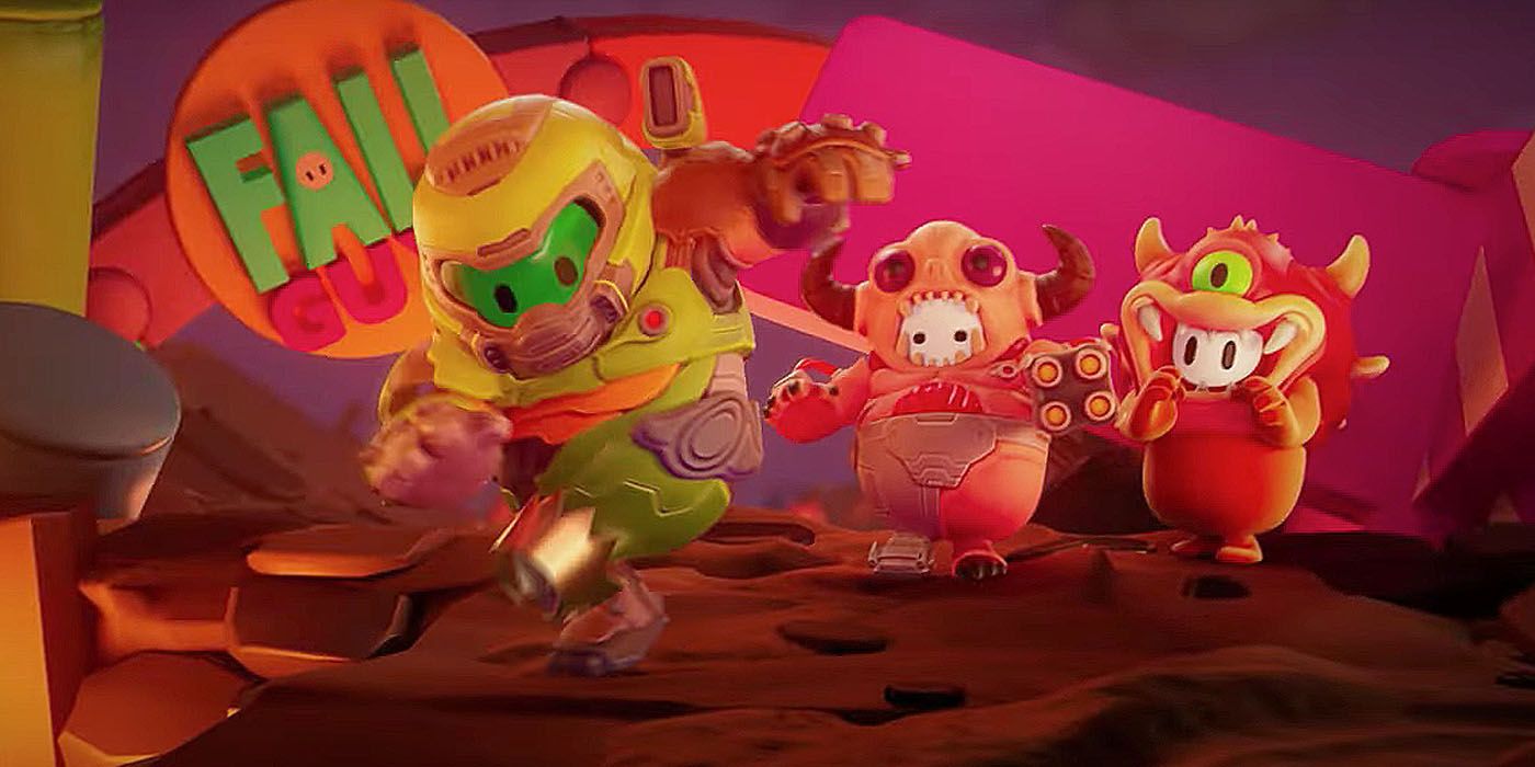 Fall Guys Getting DOOM Costumes Next Week | Screen Rant