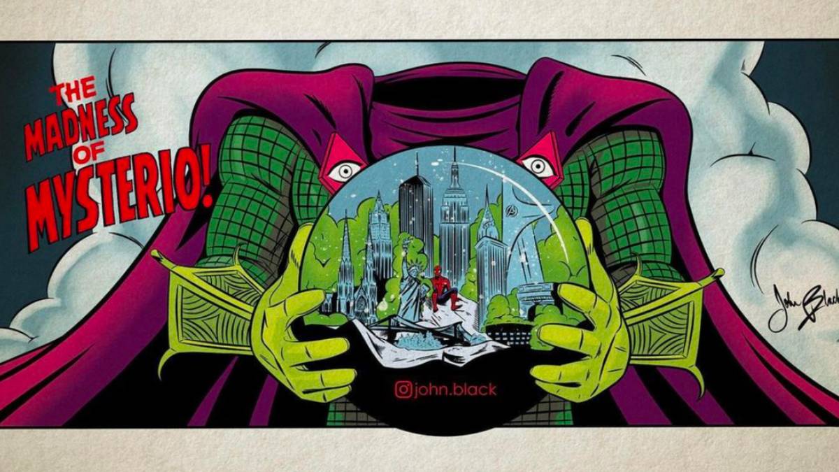 Spider-Man: Far From Home’s Trippiest Scene Gets a Comic Book Makeover