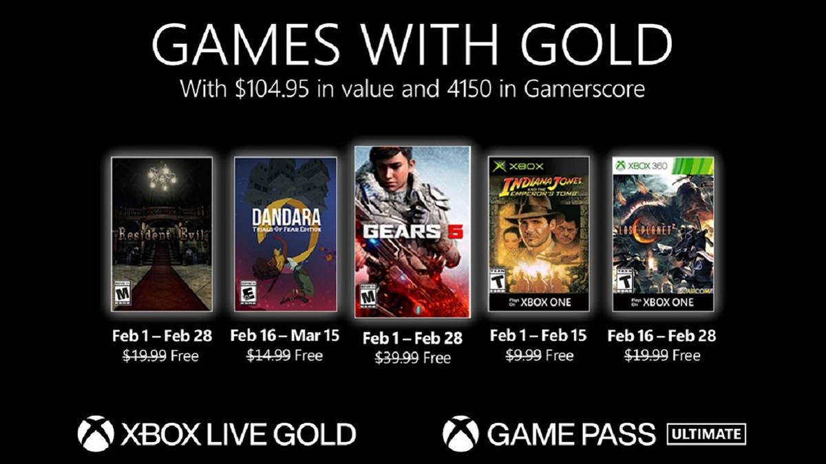Xbox Adds Gears 5 Bonus To February Games With Gold Lineup
