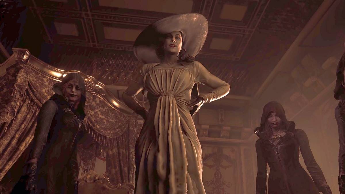 Resident Evil Village's Lady Dimitrescu (Tall Vampire Lady) Height ...
