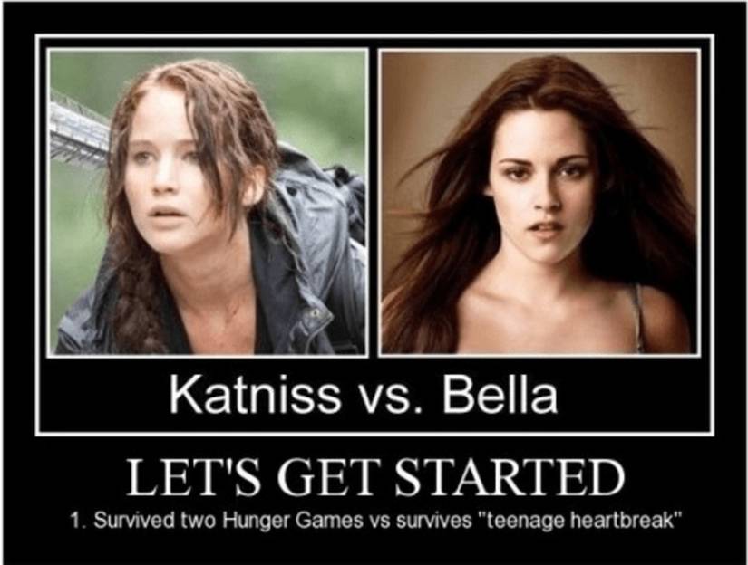 10 Hilarious Twilight Vs. The Hunger Games Memes That Make Us Sparkle ...