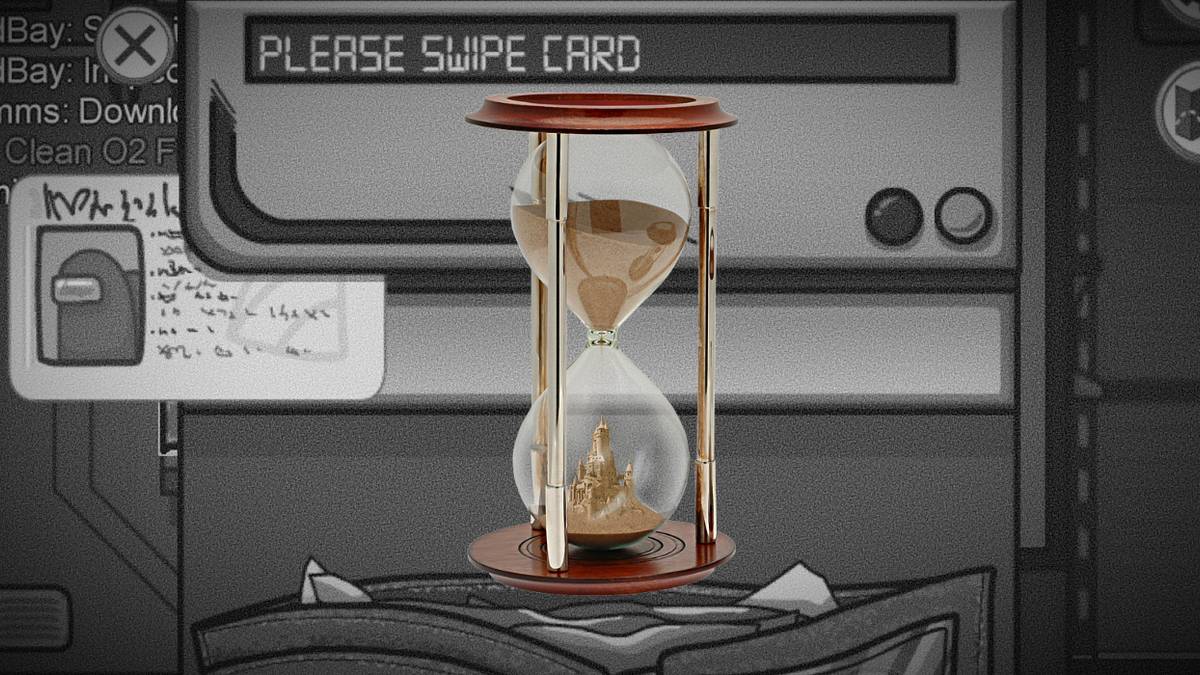 Among Us Knows Card Swipe Task Takes Forever