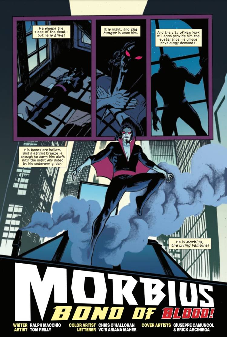 Morbius: New Series Returns Marvel's Living Vampire to Horror Roots