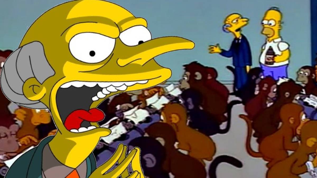 The Simpsons: “1000 Monkeys With A 1000 Typewriters” Gag Explained