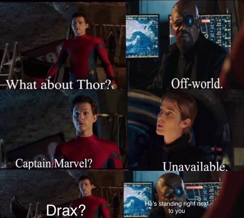 Guardians Of The Galaxy: 10 Most Hilarious Drax Memes