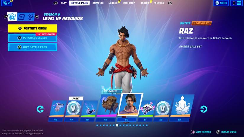 Fortnite Chapter 2 Season 6 Battle Pass Explained