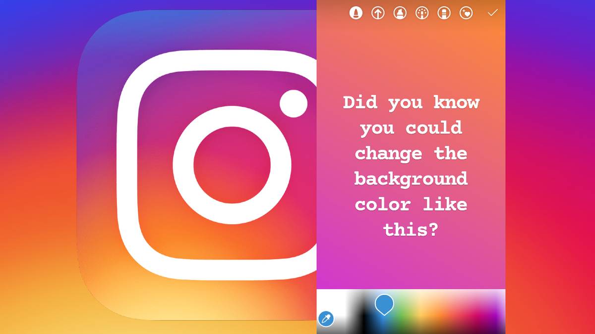Instagram Stories: How To Change The Background Color
