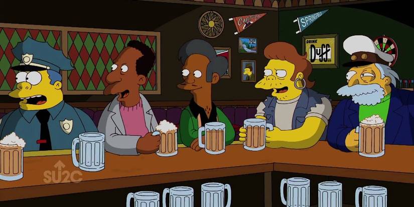 The Simpsons: 10 Hidden Details You Missed About Moe's Tavern