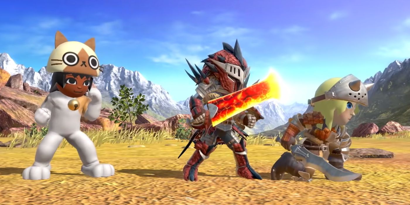 Super Smash Bros. Ultimate Monster Hunter Mii Fighters Revealed