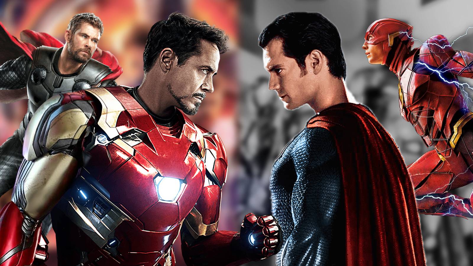 Marvel Cinematic Heroes Face Their DC Counterparts In Fan-Poster