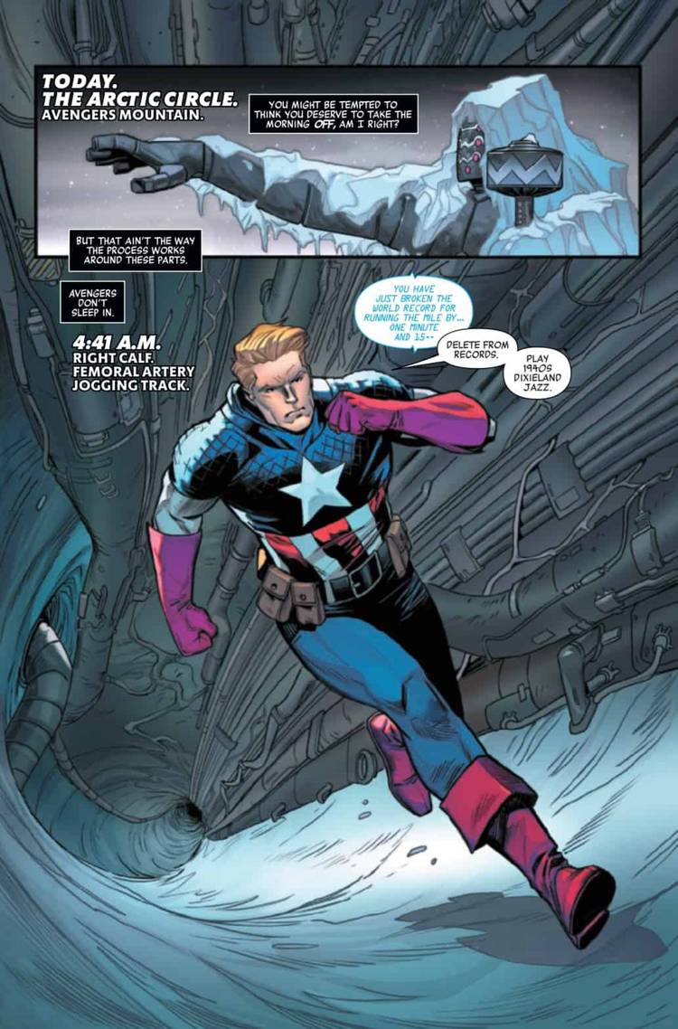 Captain America is Secretly the Avengers' Fastest Man Alive