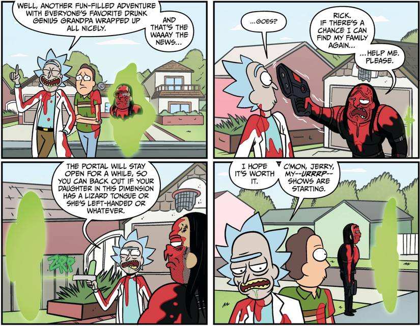 The Rick and Morty Comic Finished Pickle Rick's Wildest Story