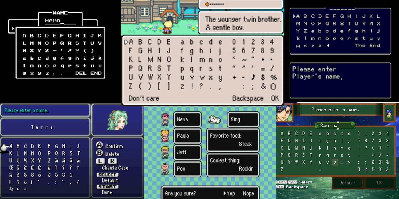 Canon Or Custom Names In RPG Video Games: Which Is The Better Choice?